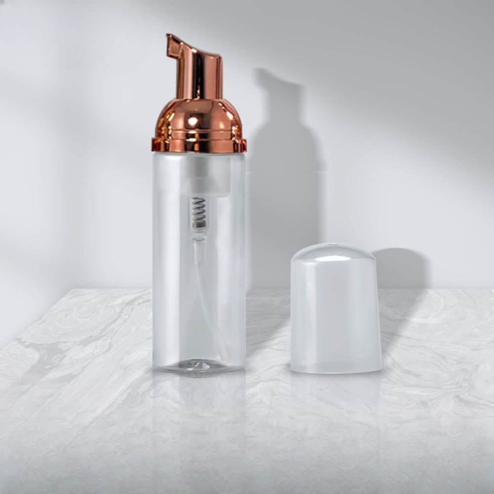 10PCS 50ml Plastic Pump Foam Bottle Fillable Mousse Facial Cleanser ...