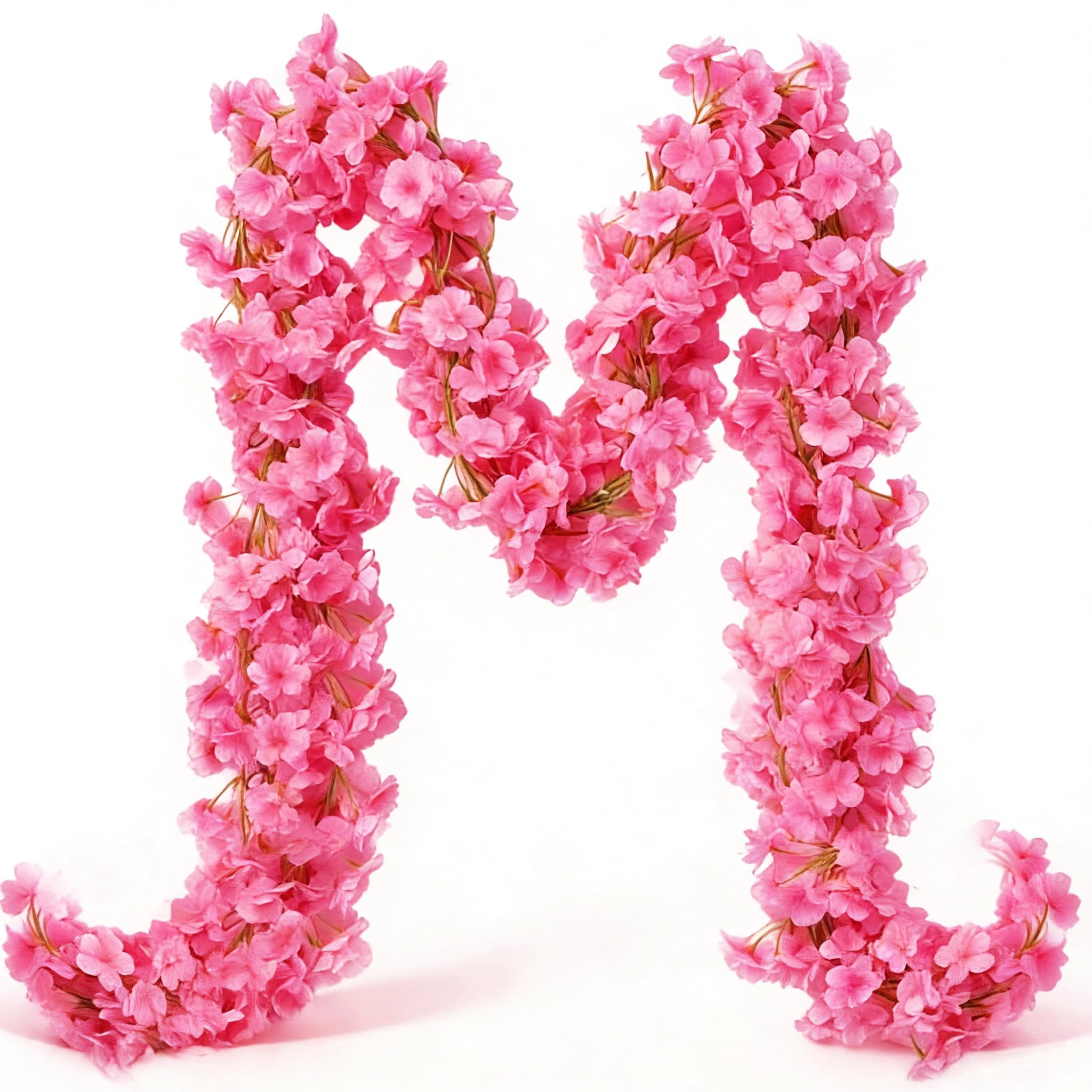 10PCS 59FT Artificial Silk Cherry Blossom Garland, Hanging Sakura ...