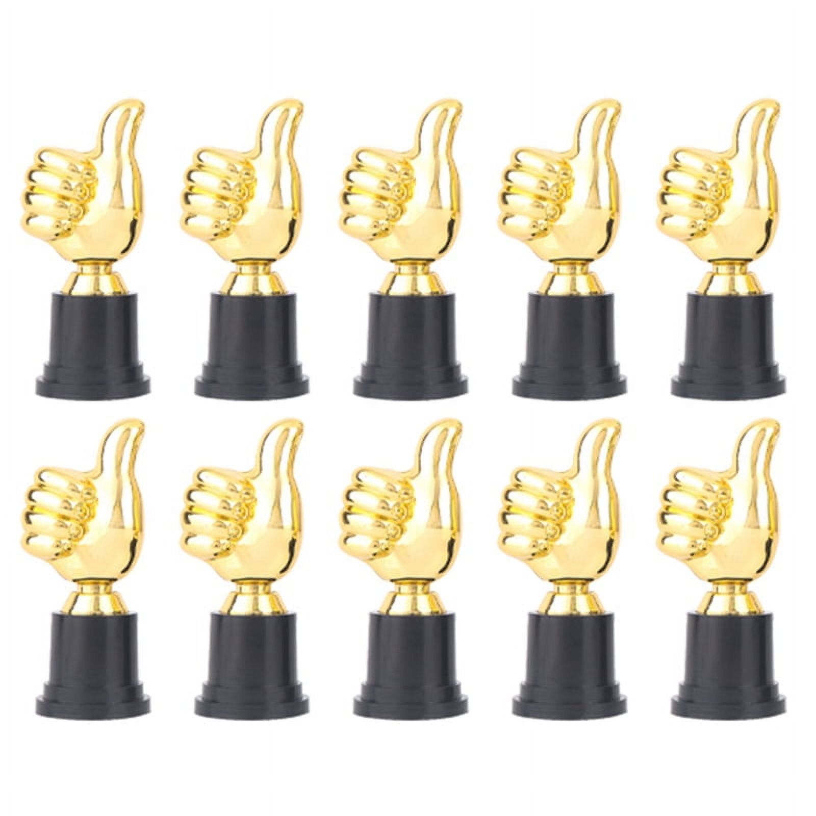 10PCS 5Inch Thumb Trophy Gold Trophy Cup for Sports Meeting ...