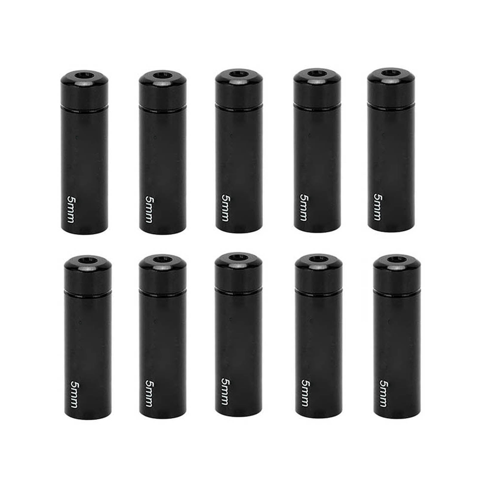 10PCS 5mm Aluminum Alloy Brake Cable Caps End Tips for MTB & Road ...