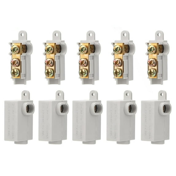 10PCS 6 AWG Gauge T-Type Wire Connector Nut Kit, 80A Quick Wiring ...