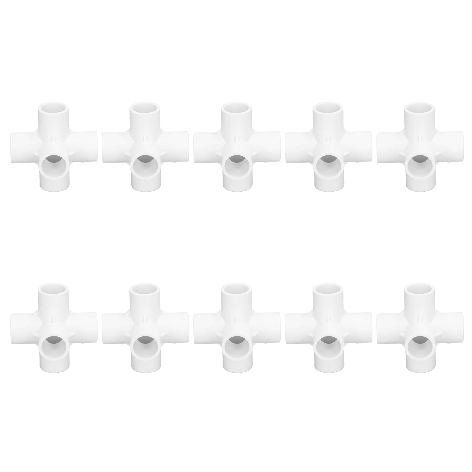 10PCS 6 Way Pipe Fittings PVC Plastic Pipe Corner Elbow Connector 20mm ...