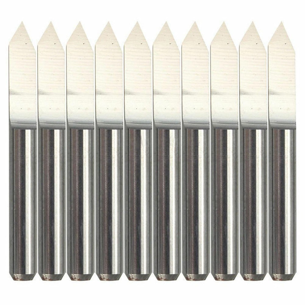 10PCS 60 Degree V Shape Carbide Engraving Bits for PCB and Metalwork ...