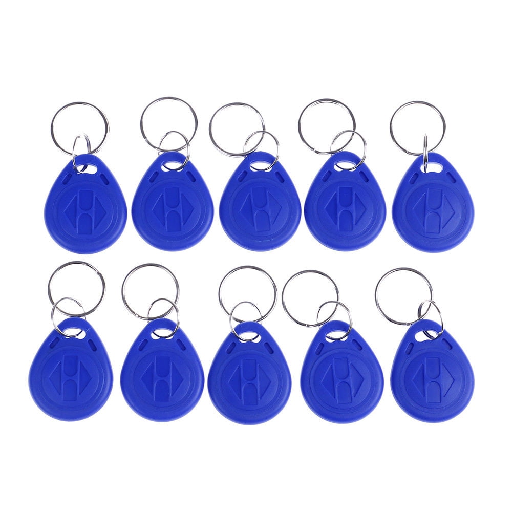 10PCS 64 Bits Keychains 125khz Rfid Proximity Id Card Token Tags Key ...