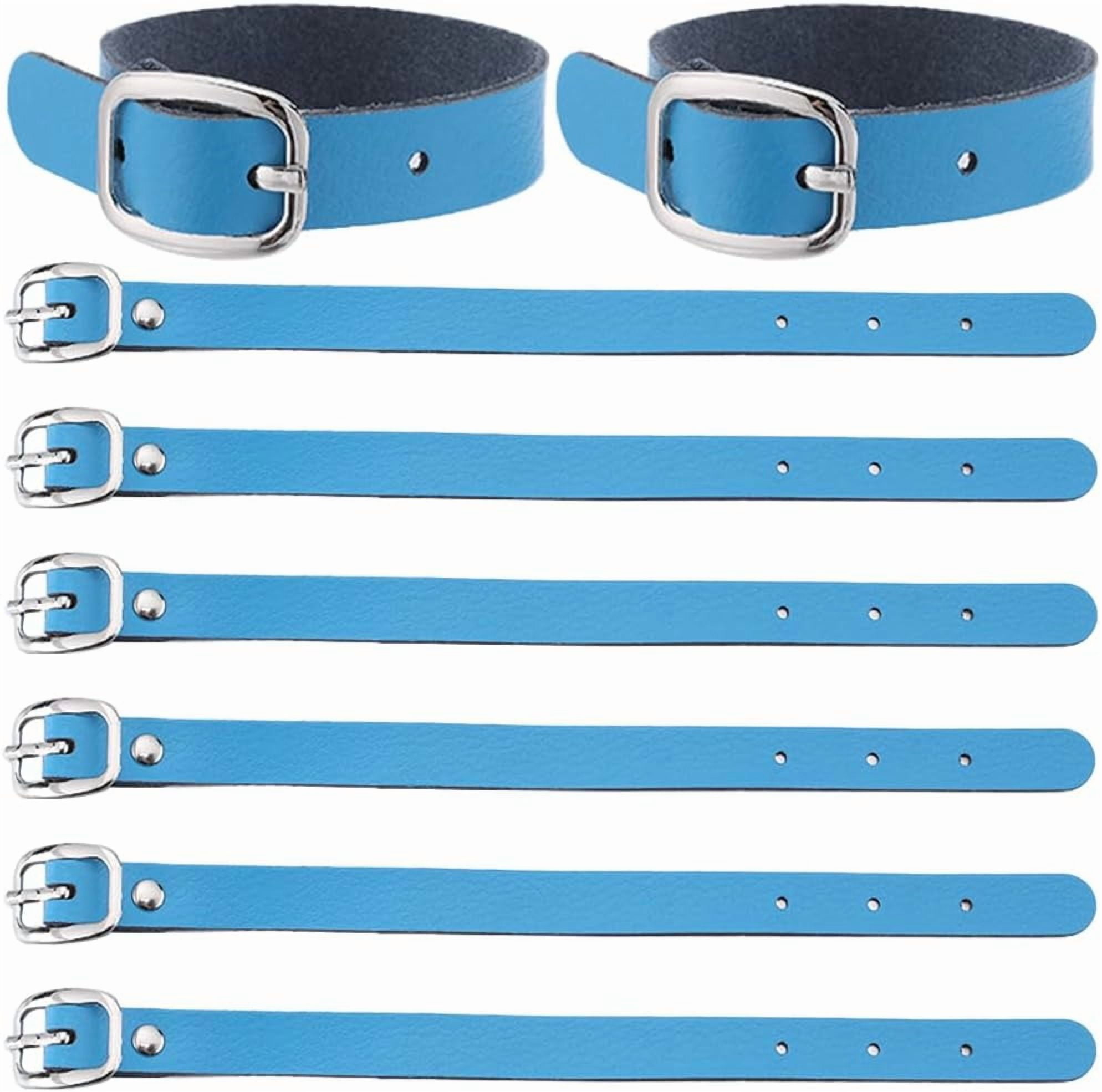 10PCS 8 Inch Leather Luggage Labels Strap Cowhide Luggage Tags ...