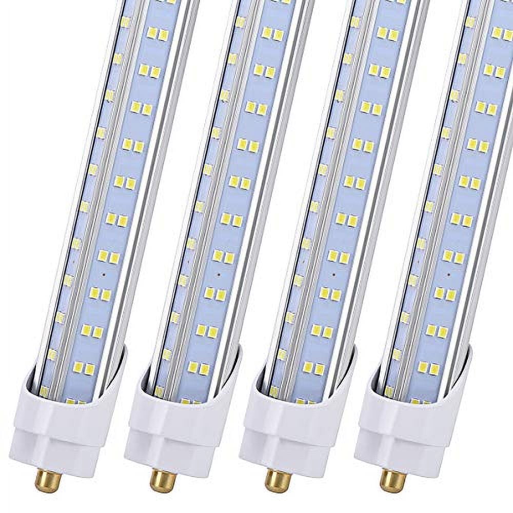 10PCS, 8FT LED Bulbs, 5000K 144W 18800LM 8FT Led Shop Light Bulbs, FA8 ...