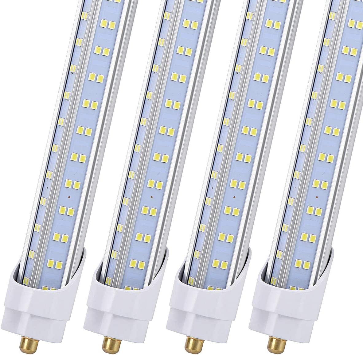 10PCS, 8FT LED Bulbs, 5000K 144W 18800LM 8FT Led Shop Light Bulbs, FA8 ...