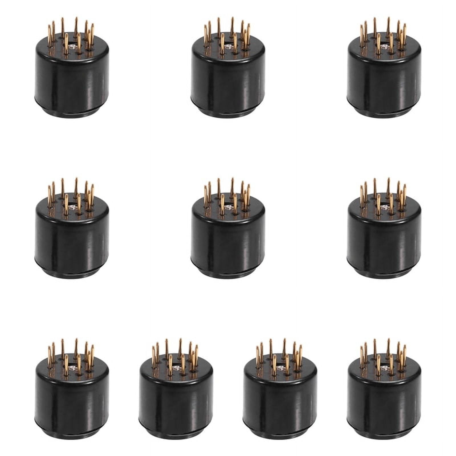 10PCS 9Pin Tube Socket Test Saver for 6DJ8 12AX7 ECC83 12AU7 ECC82 EF86 ...