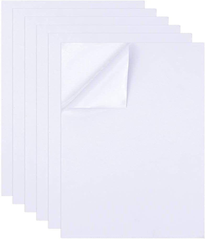 10PCS A4 Size Double Sided Tape Sheets, Clear Strong Sticky Tape, Tap ...