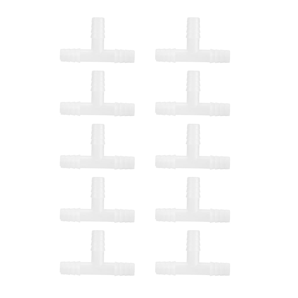 10PCS ABS Aquarium Tee Connector 3 Way Tubing Volume Air Flow Control ...