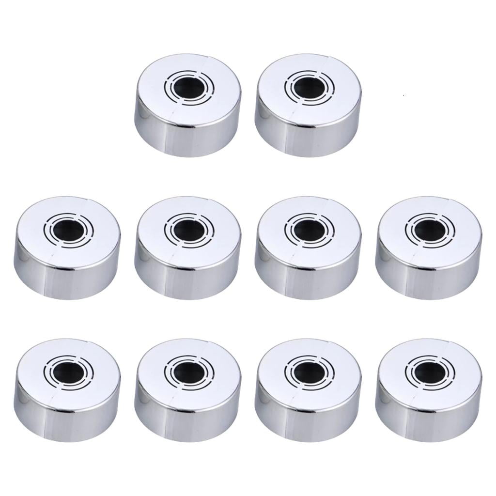 10PCS ABS Shower Fixture Covers Elevate Styles Hide Pipe Easy ...