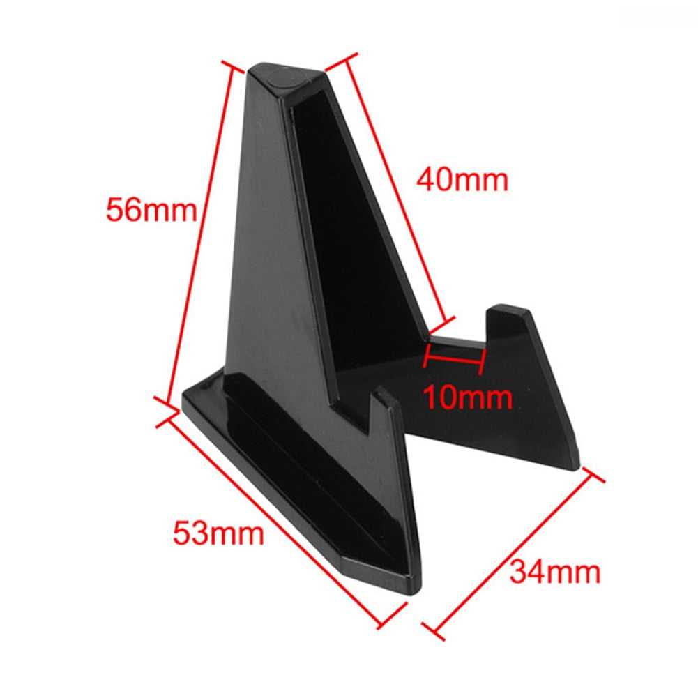 10PCS Acrylic Triangle Display Stand for Coins, Cards, and Collectibles ...