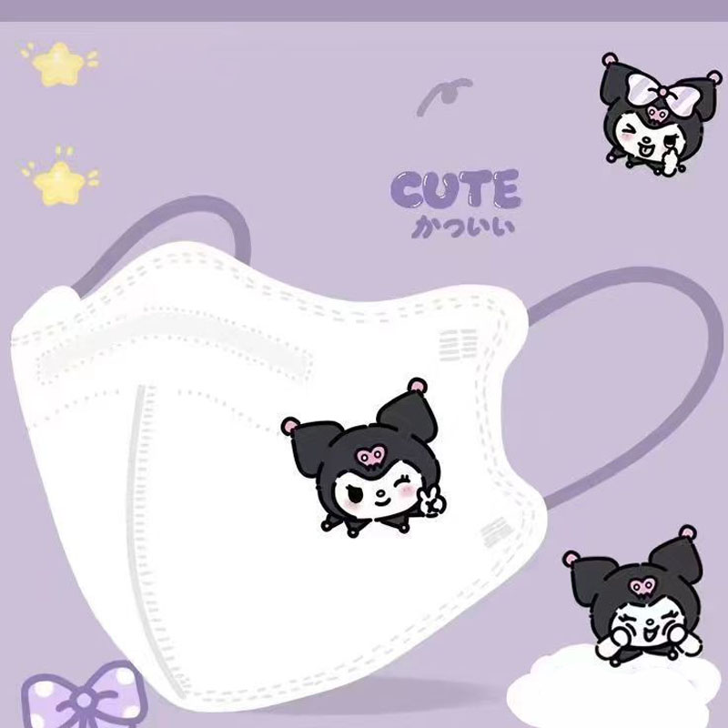 10PCS Anime Cute Girl Sanrio Disposable Mask Health Hygiene Daily ...