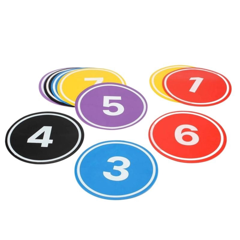10PCS Anti-Slip Spot Markers Floor Spots,Spot Markers with Bag,Round ...