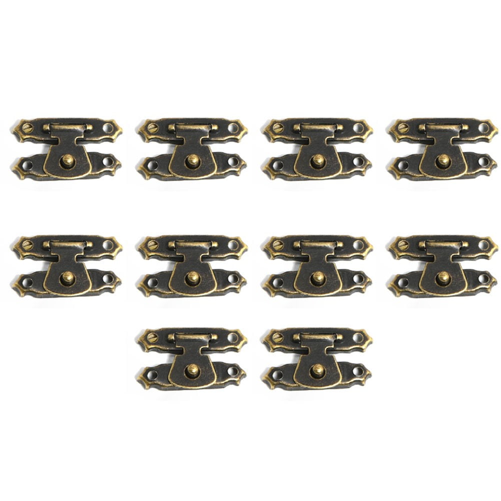 10PCS Antique Bronze/Gold Jewellery Box Suitcase Latch Lock Clasp ...