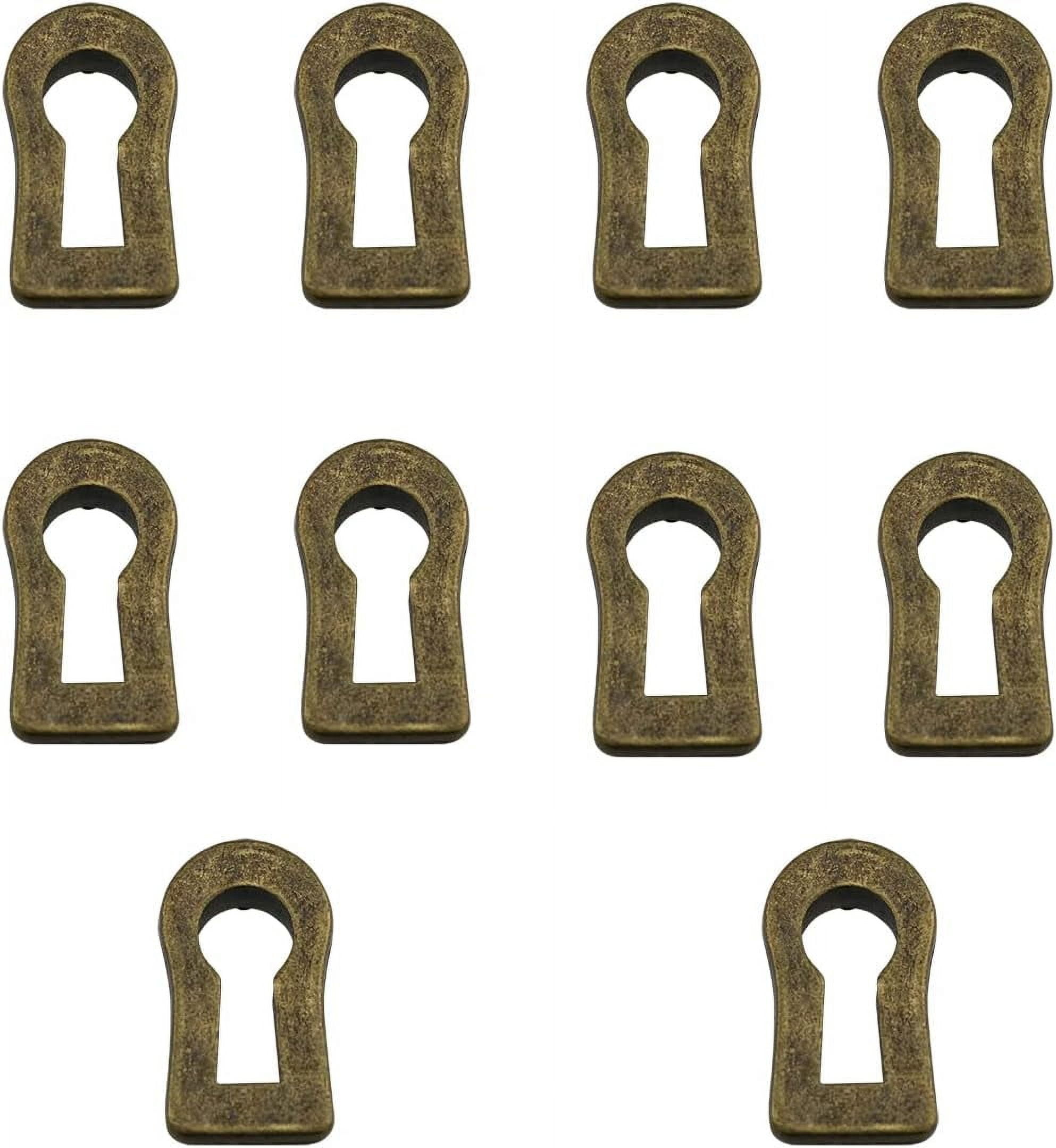 10PCS Antique Bronze Keyhole Cover for Furniture Lock Decoration ...