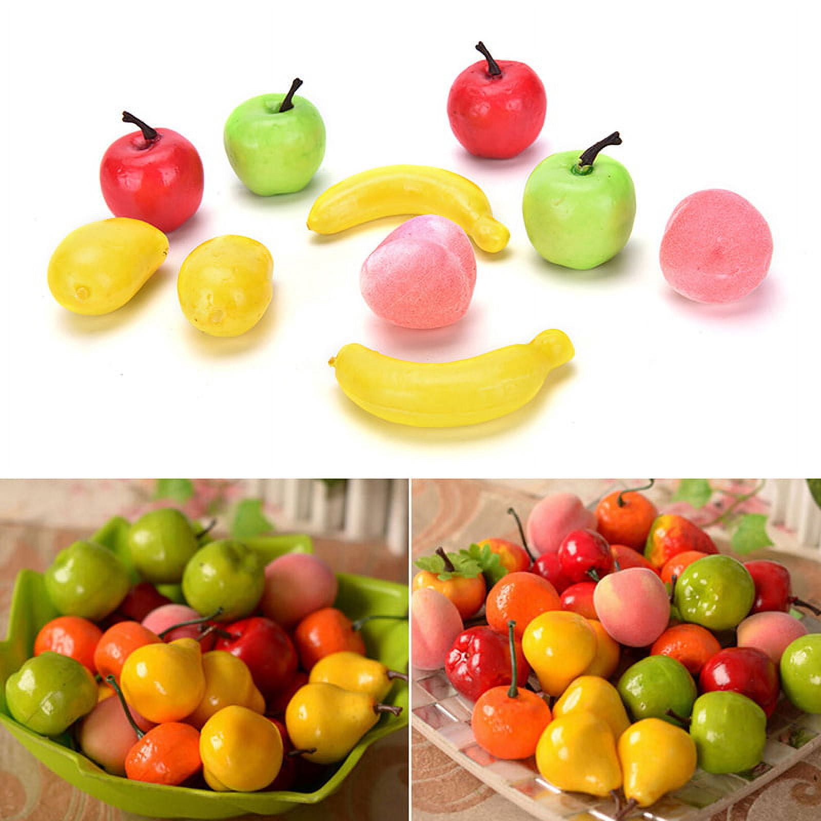 10PCS Artificial Decorative Plastic Fruit Home Decor Garden House ...