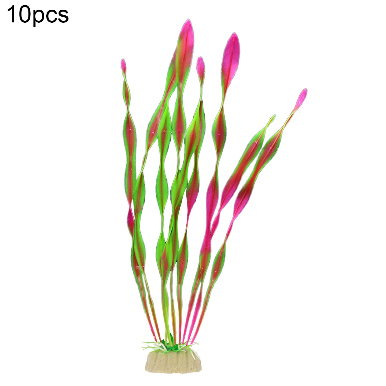 10PCS Artificial Seaweed Decor，Used for Household and Office Aquarium ...