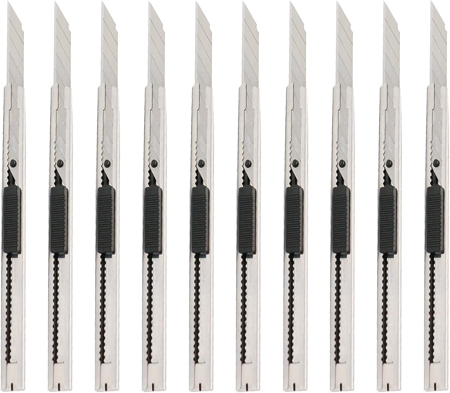 10PCS Auto-Lock Vinyl Wrap Utility Knife Cutters, 9mm Snap Off Utility ...