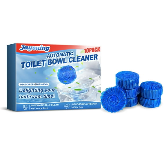 10PCS Automatic Toilet Bowl Cleaner, Long-Lasting Toilet Tank Cleaning ...