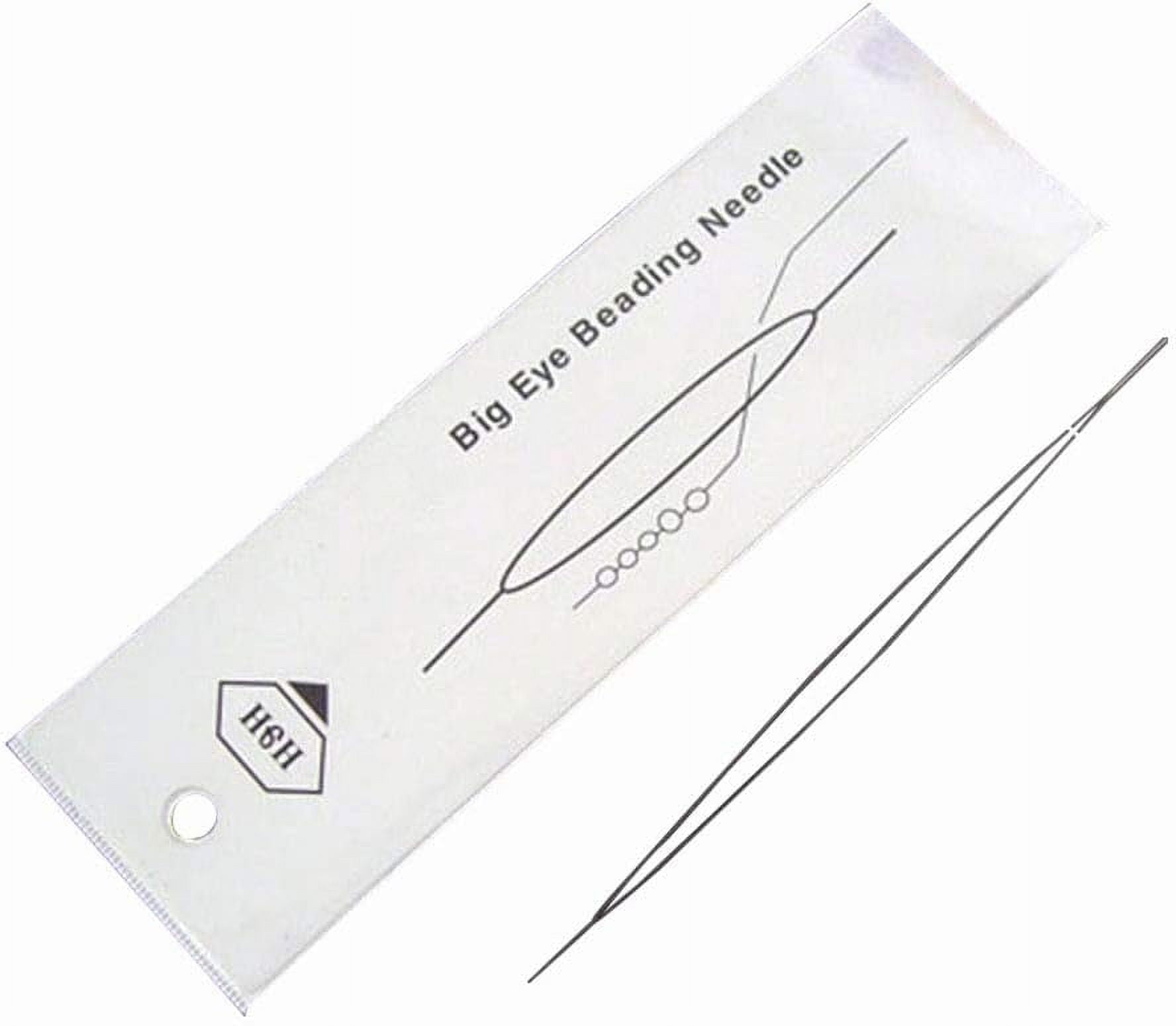 10PCS Beading Needles Big Eye Beading Needles 2.24-Inch Stainless Steel ...