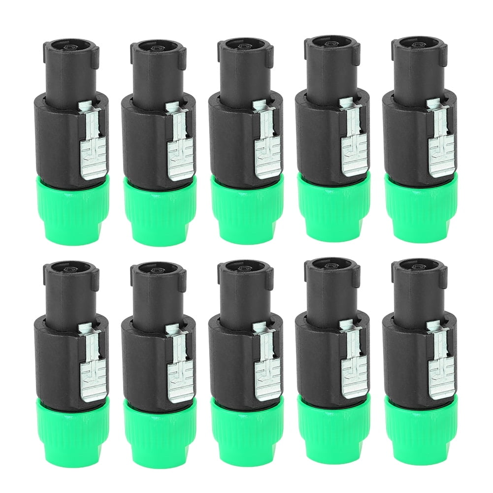 10PCS C NL4FC Audio Speaker Connector Waterproof 4 Pin Speakon Plug ...