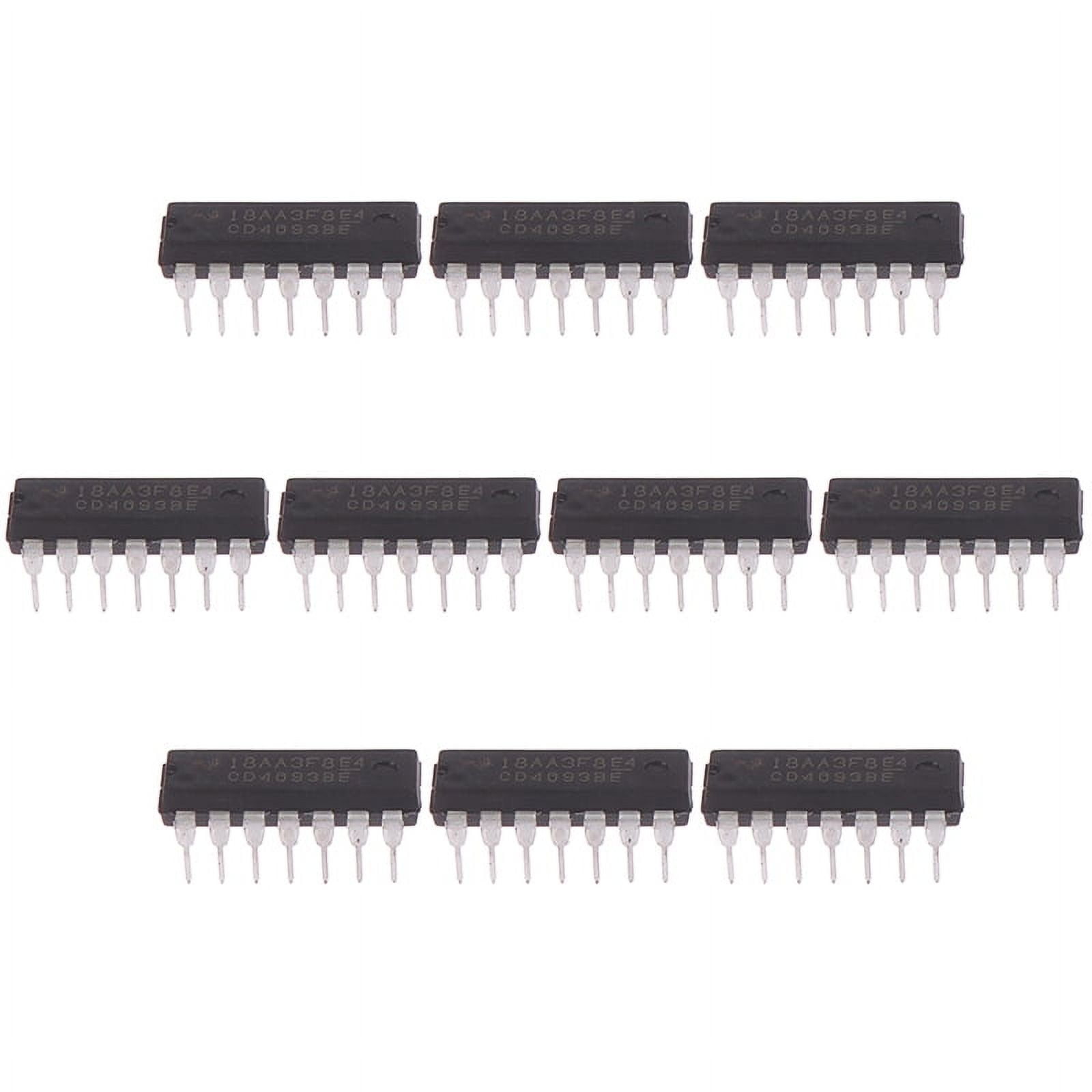 10PCS CD4093BE CD4093 4093 DIP-14 TI CHIP IC - Walmart.com