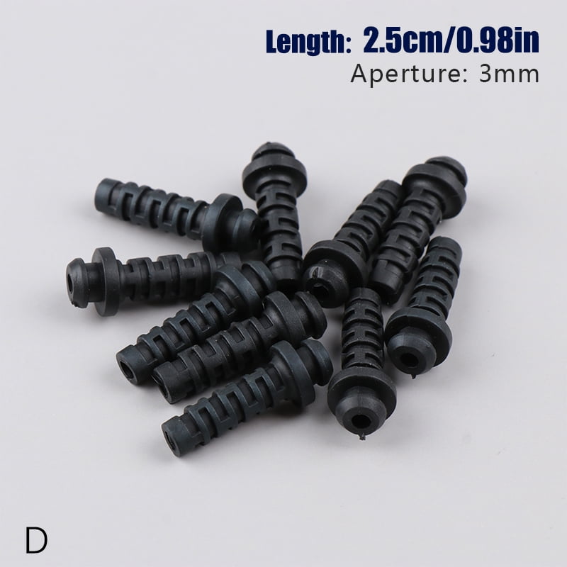 10PCS Cable Gland Connector PVC Strain Relief Cord Boot Protector Power ...