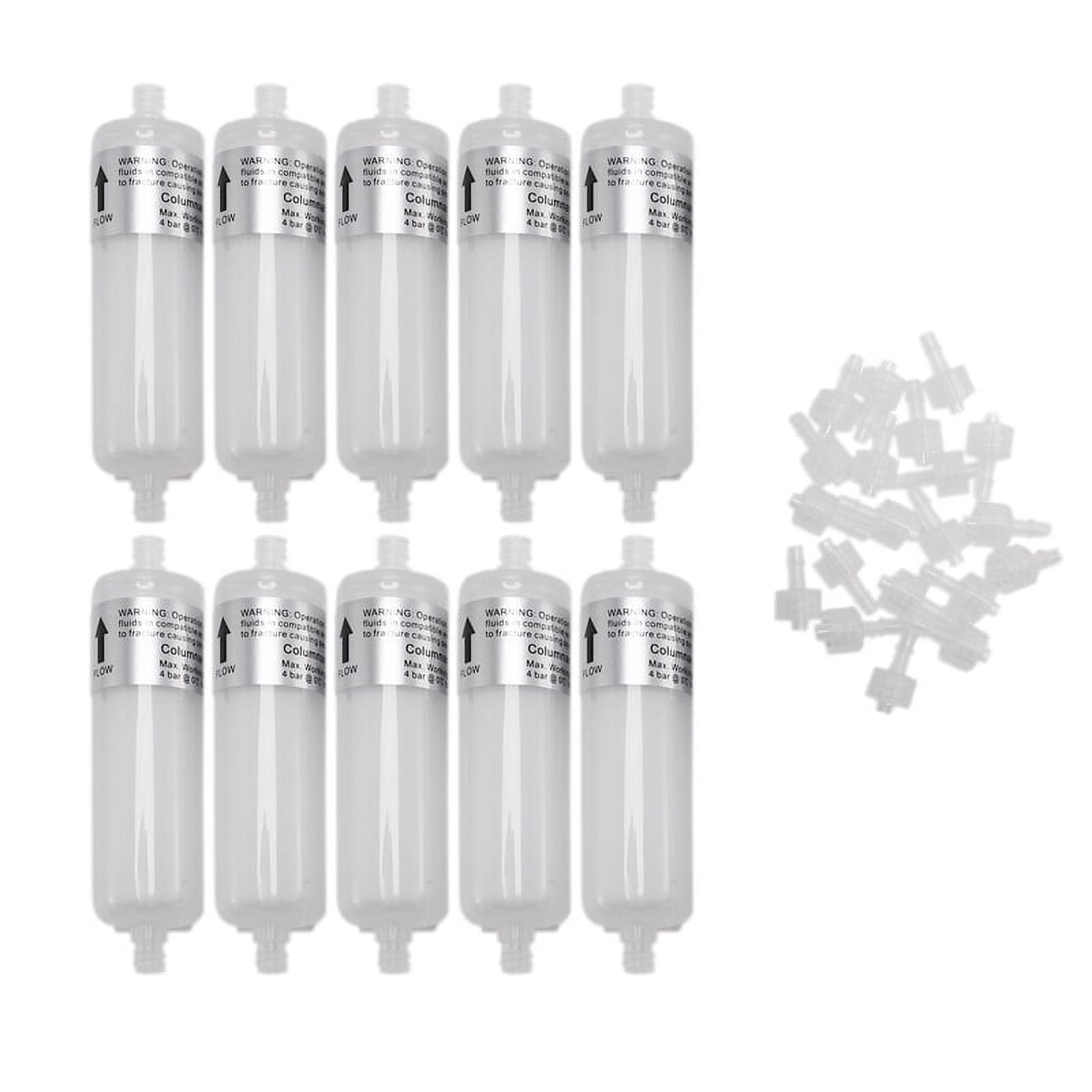 10PCS Capsule Ink Filter 80mm Long for Solvent Printer Myjet Crystaljet ...