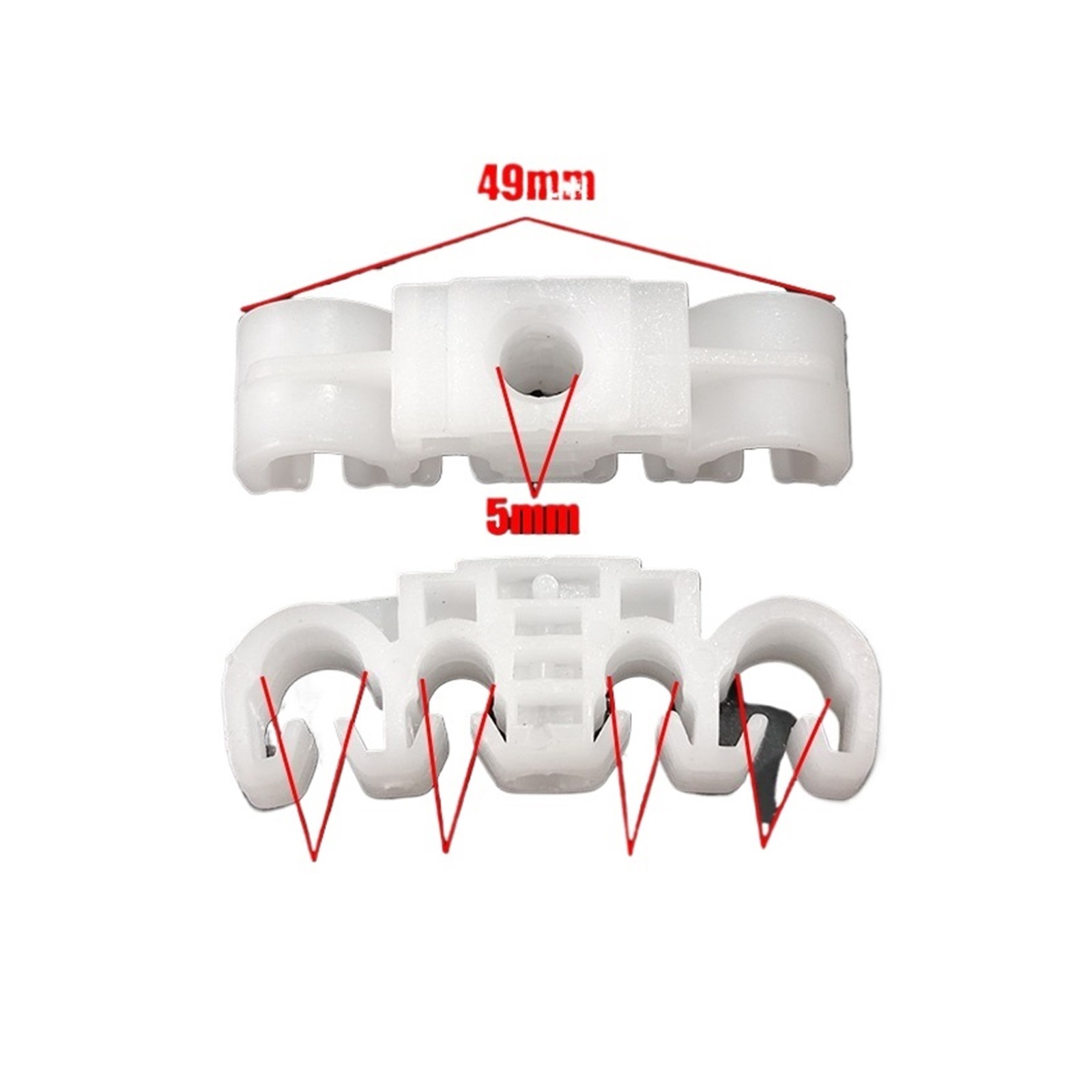 10PCS Car Brake Line Cable Bracket Vacuum Hose Pipe Clips Fit For VW ...