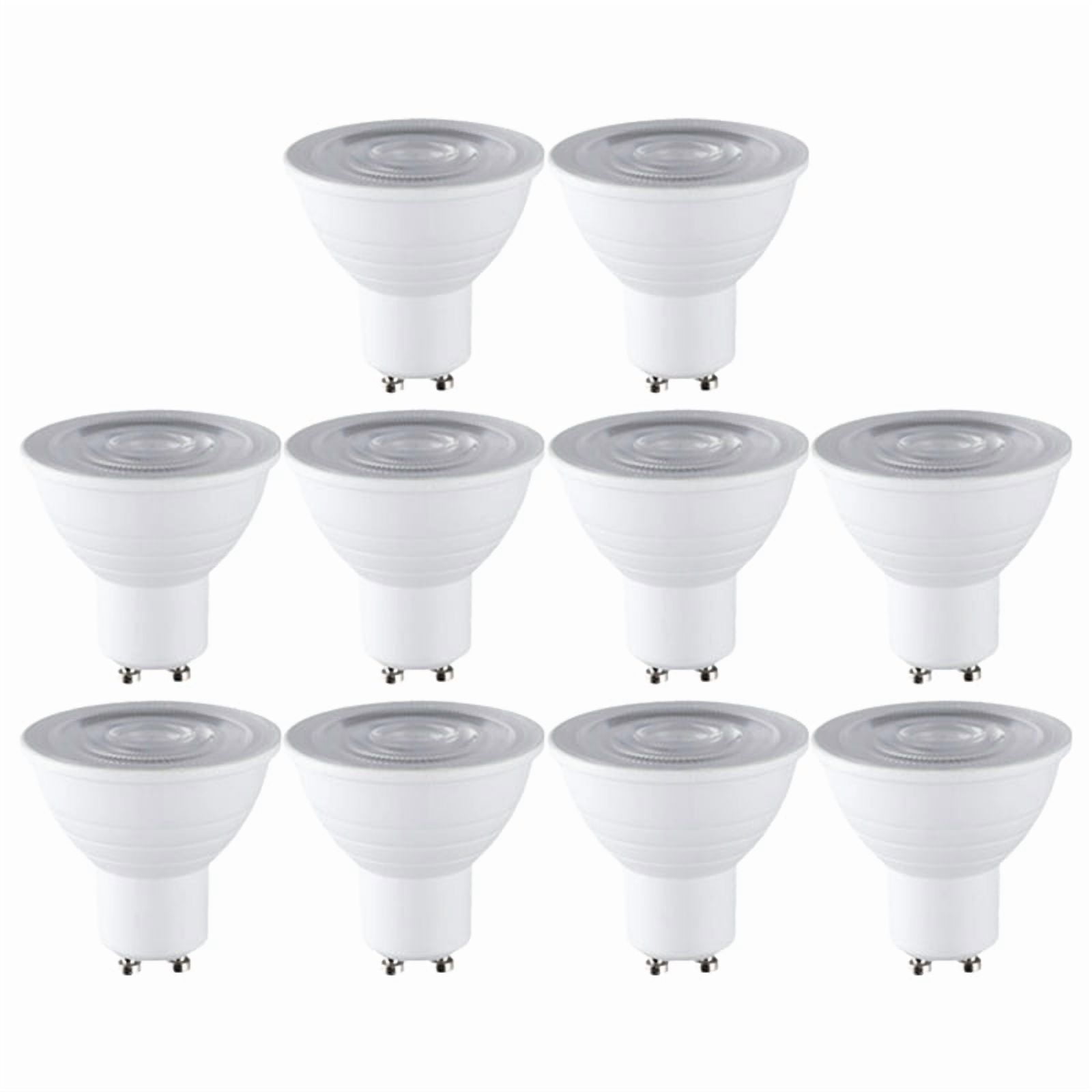 10PCS Ceiling Spotlight Set 7W GU10 Base Energy Saving Downlight LED Light Indoor Lighting 6000K ...