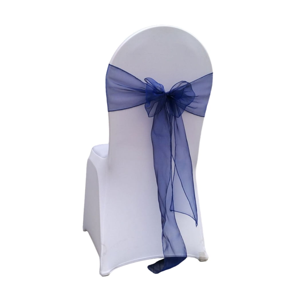 10PCS Chair Sashes Chair Cover Bows for Wedding Chair Back Decors ...