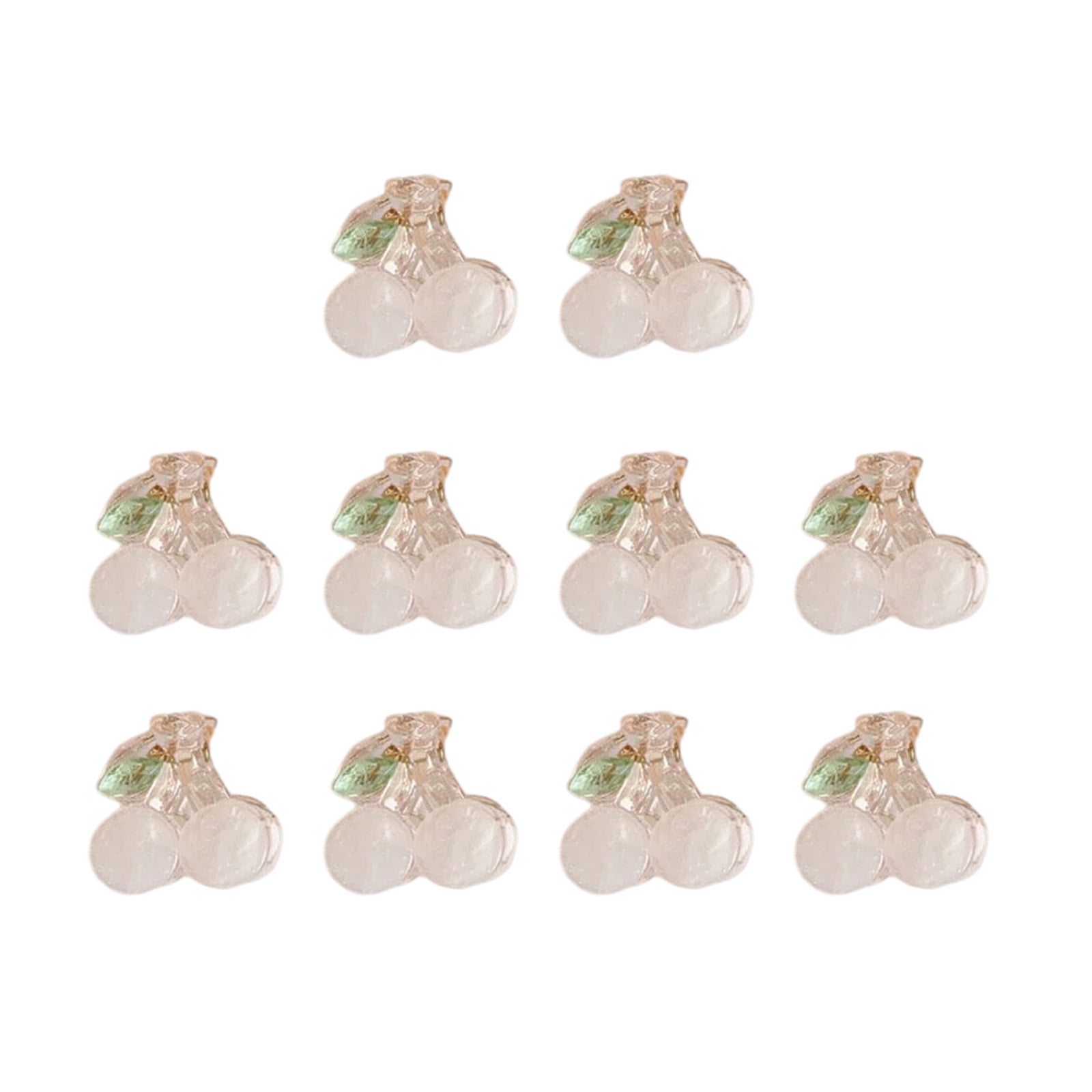10PCS Cherries Hair Clamp for Girls and Women Lovely Hairpin Hair Clamp ...