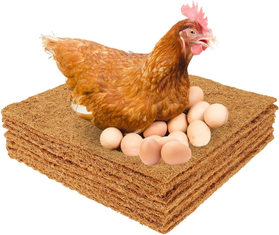 10PCS Chicken Nesting Pads for Chicken, 13x13 Washable Nesting Box Pads ...