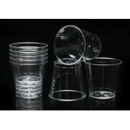 Reliable everyday clear plastic cups, small disposable clear plastic ...