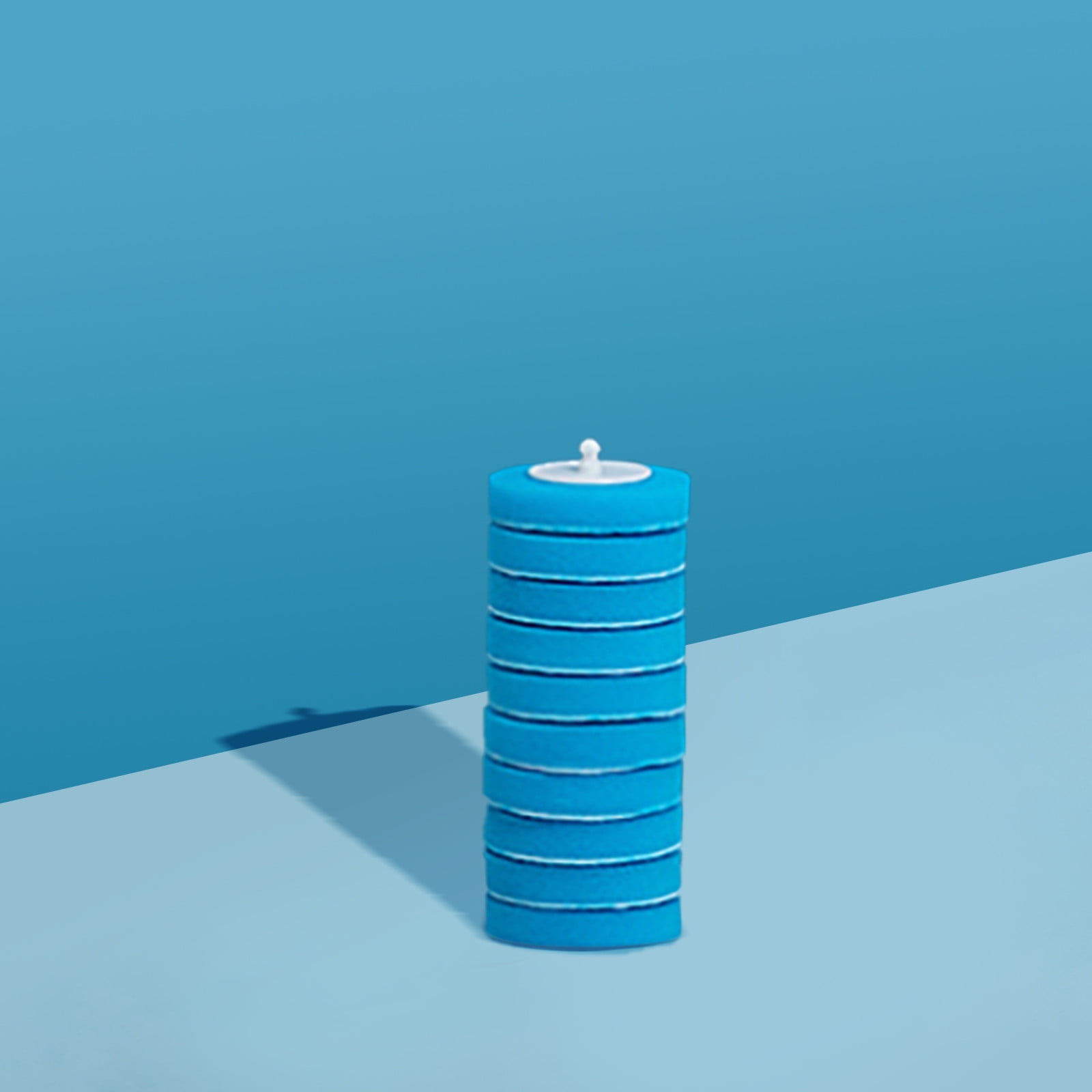 10PCS Concealed Toilet Brush Replacement Set – 360° Dense Bristles ...