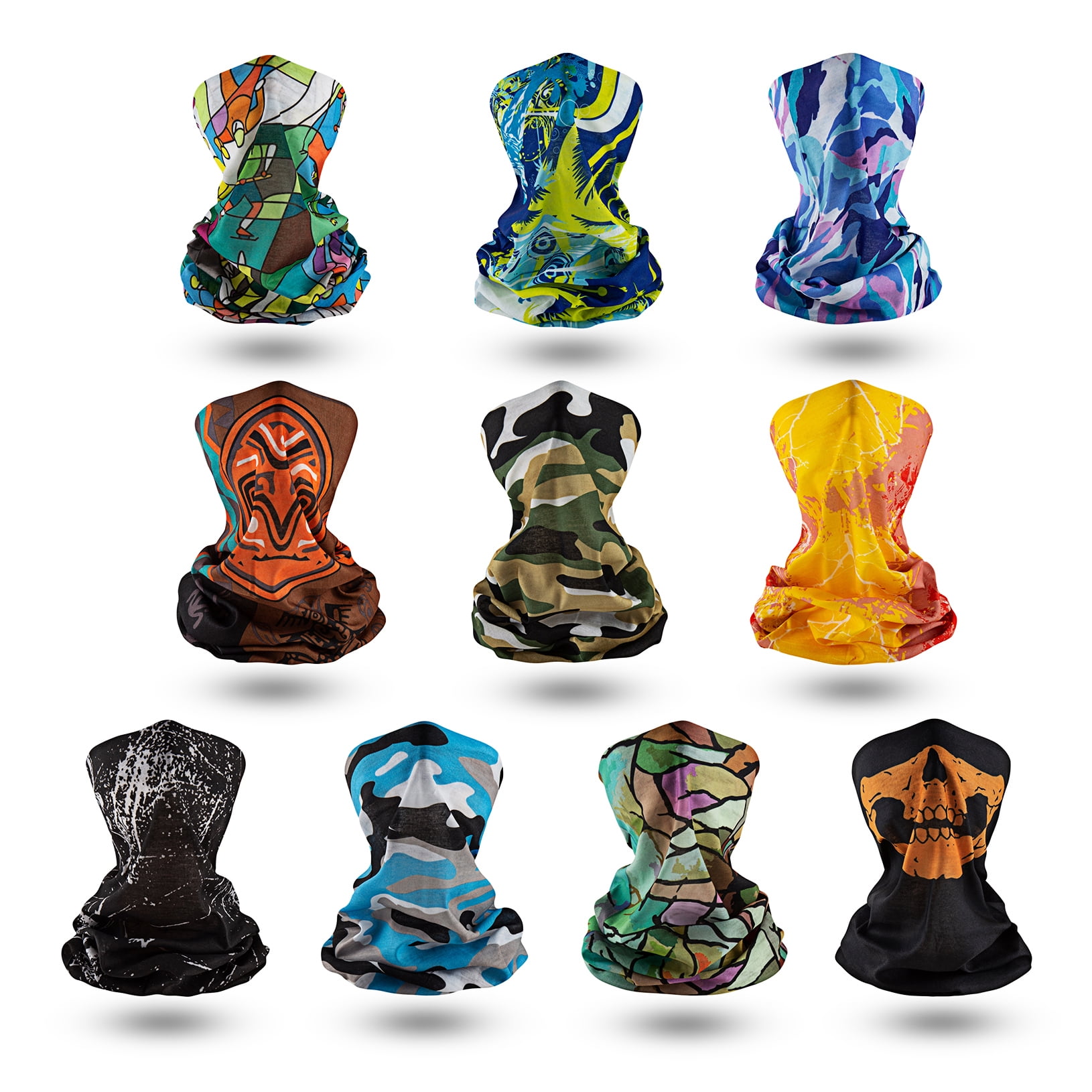 10PCS Walmart Cooling Neck Gaiter, UV Protection, Windproof, Breathable ...