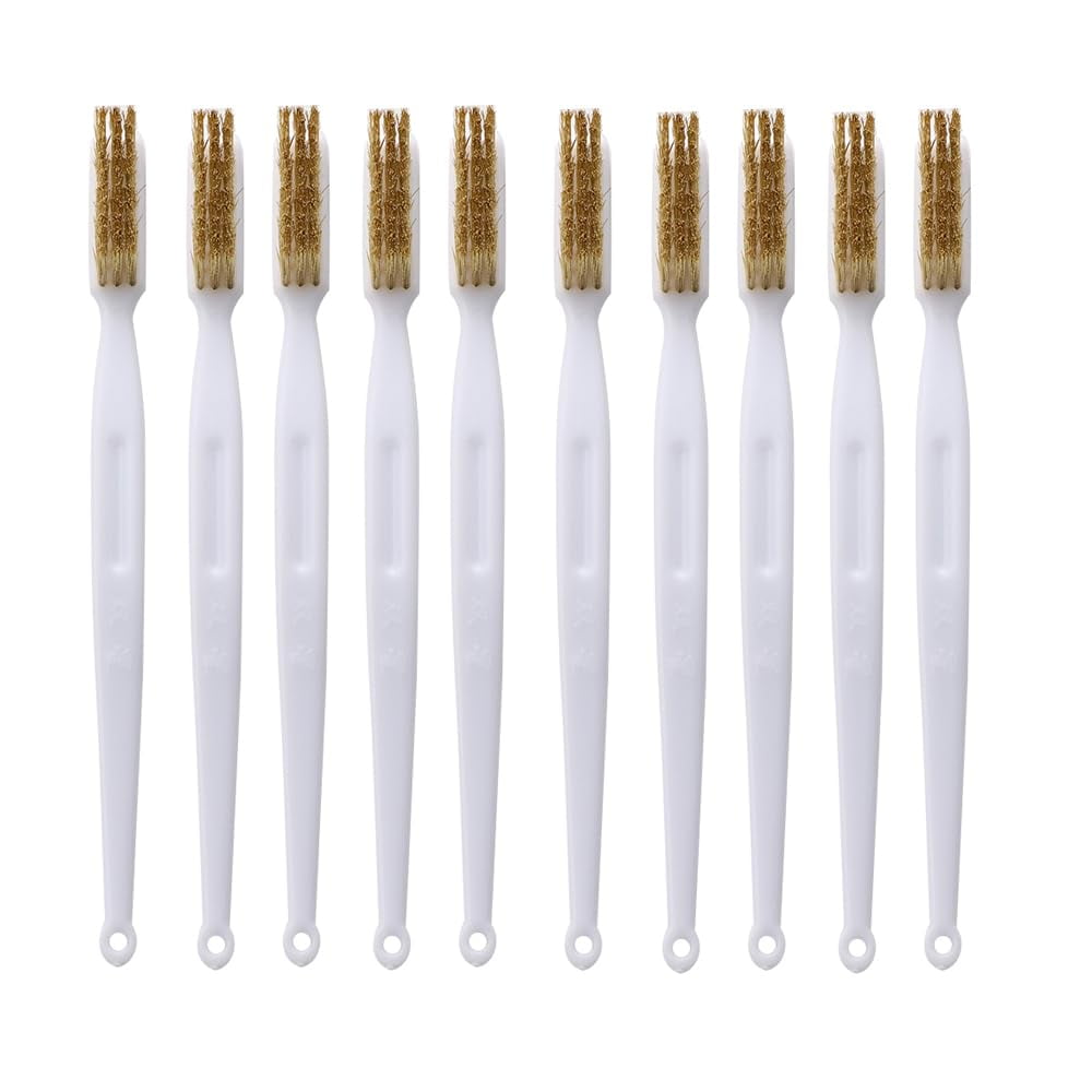 10PCS Copper Wire Toothbrushes, 3D Printer Nozzle Cleaning Brushes ...