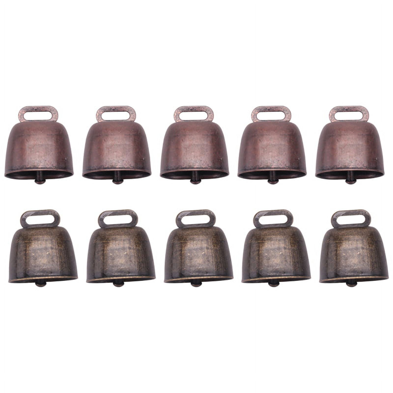 10PCS Cow Horse Sheep Grazing Small Brass Bells,Cowbell Retro Bell for ...