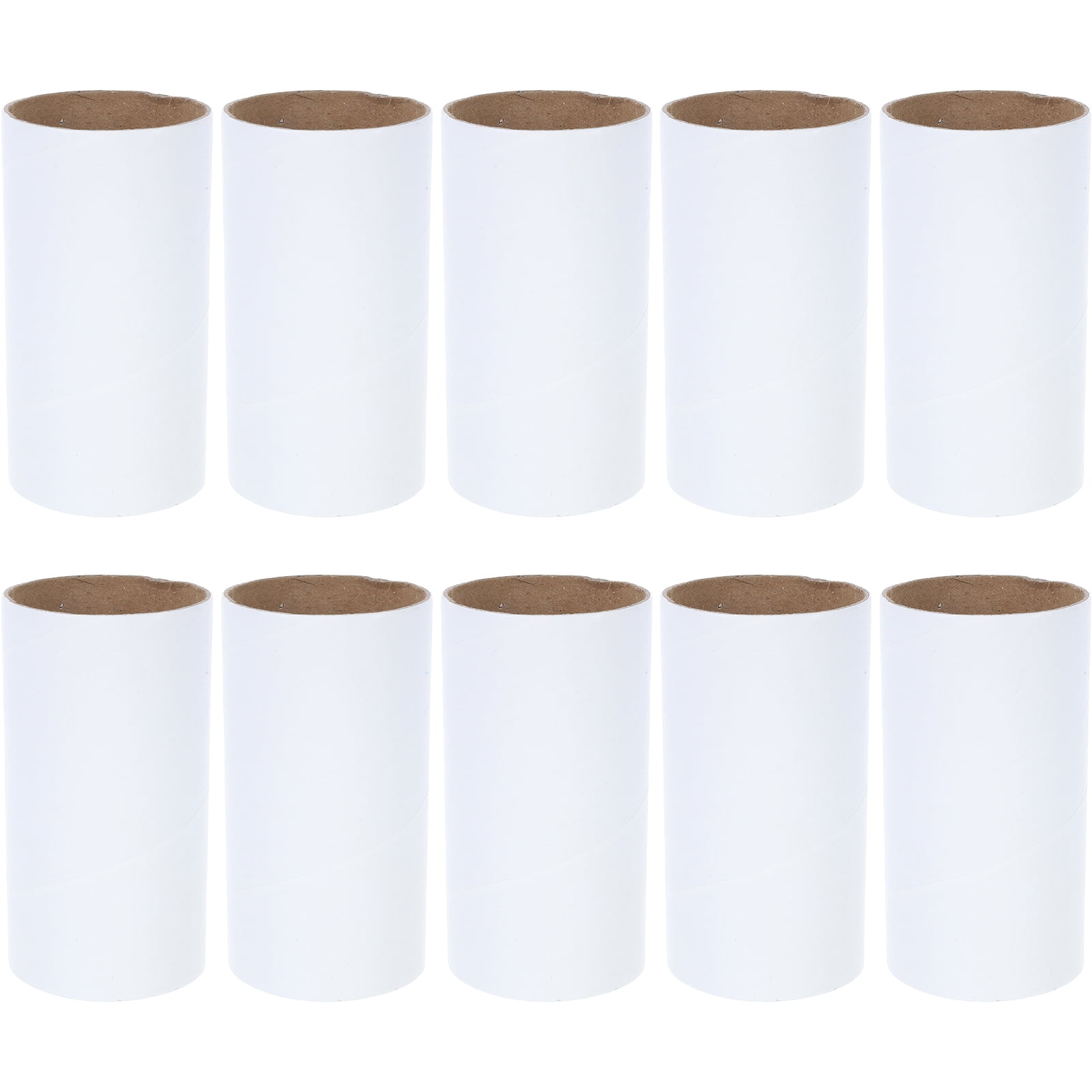 10PCS Craft Rolls DIY Crafts Round Paper Tubes Empty Toilet Paper Rolls ...