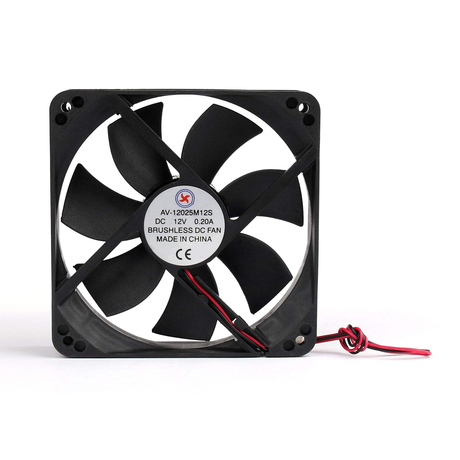 10PCS DC Brushless Cooling PC Computer Fan 12V 12025s 120x120x25mm 0.2A 2 Pin - Walmart.com
