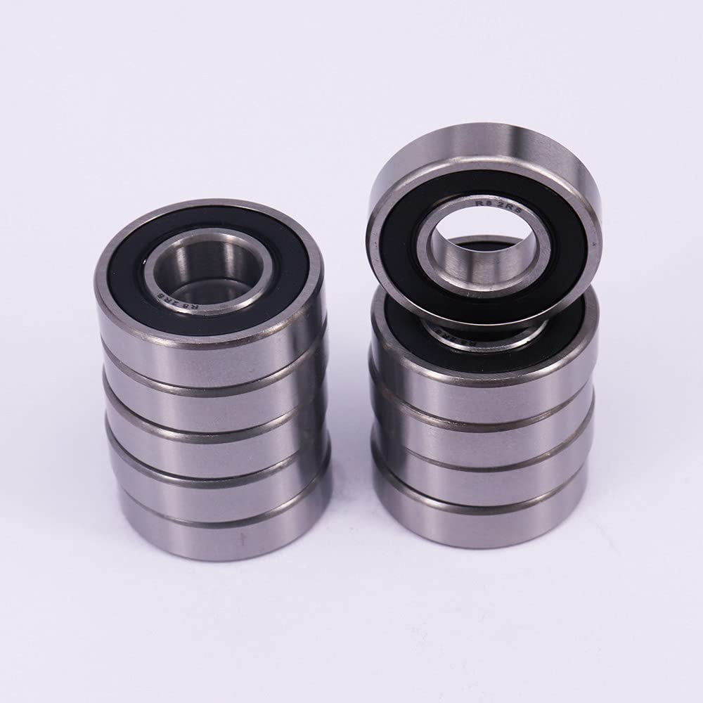 10PCS DEEG R8-2RS Ball Bearing Double-Sided Seal 1/2x1-1/8x5/16 ...