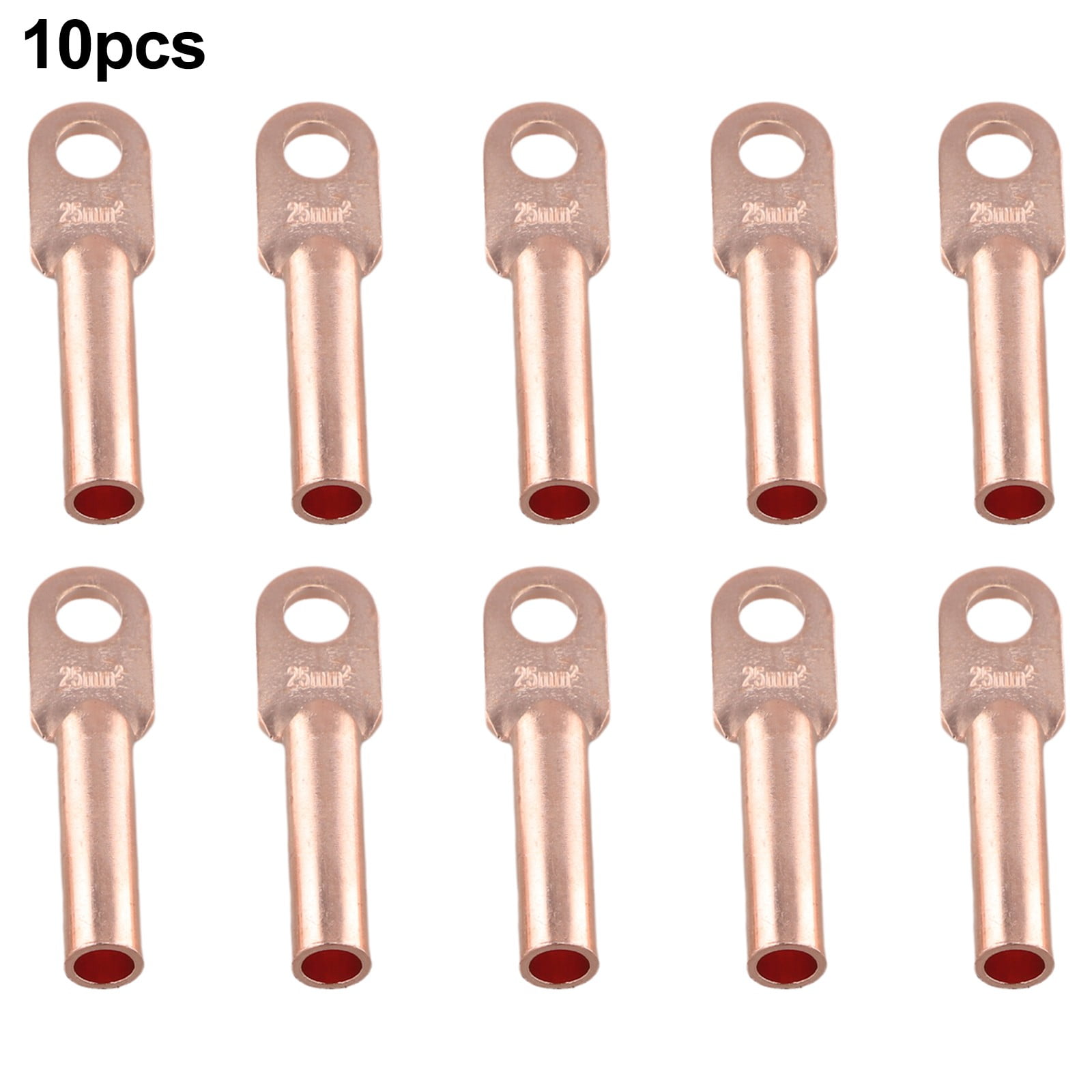 10PCS DT-10/16/25/35mm2 Wire Crimp Connector Auto Cable Copper Crimp ...