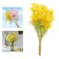 10PCS Daisy Artificial Flowers with Long Stem - EpicGadget Yellow ...
