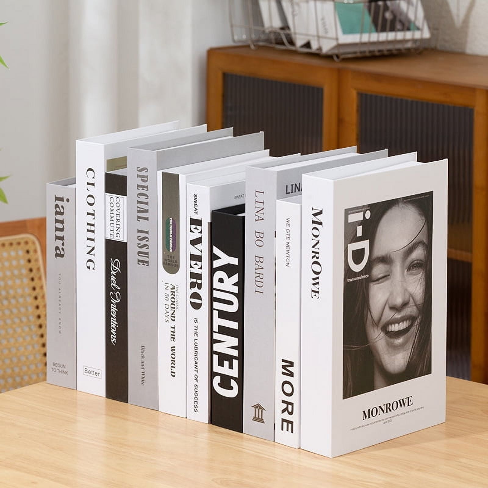 10PCS Decorative Books Faux Books, Bundle of Home Decoration Book ...