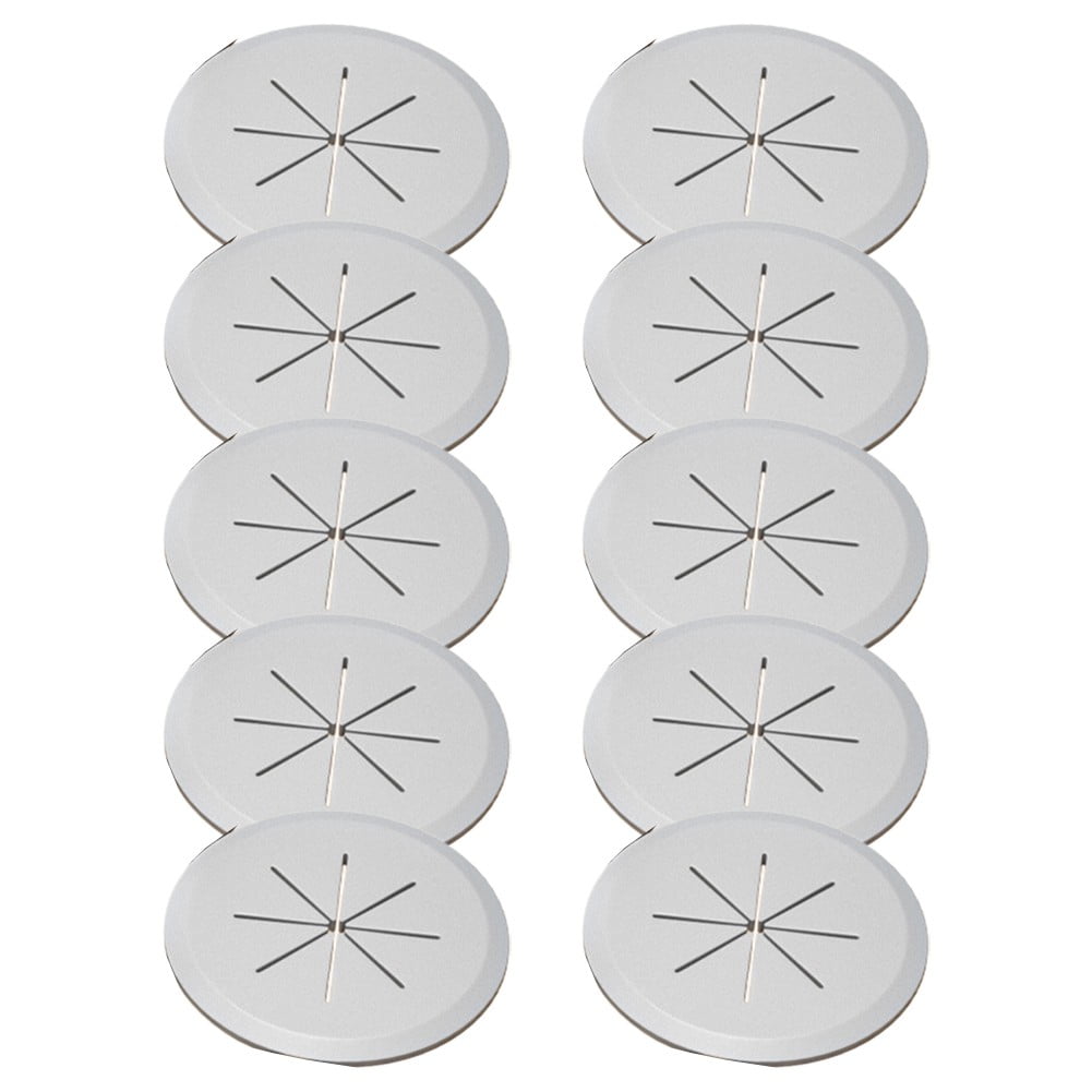10PCS Desk Wire Hole Covers Decorative Table Computer Desk Cable Hole ...
