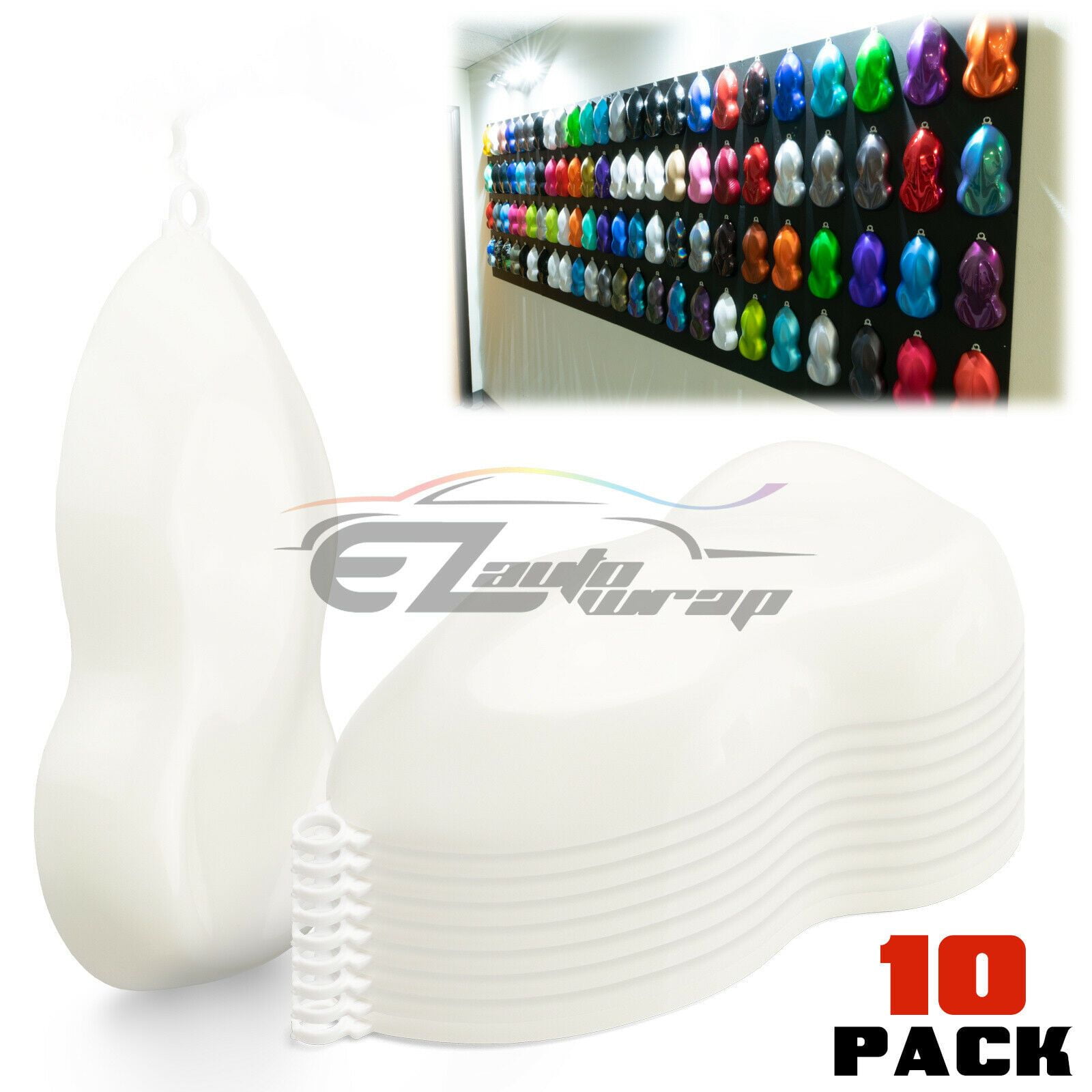 10PCS Display Model For Vinyl Wrap Sticker Plasti Dip Hydrographic ...