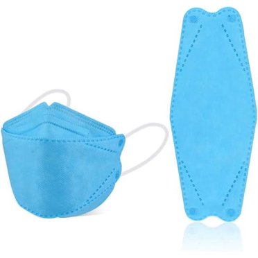 100 Disposable Face Masks, 3-ply Breathable Dust Protection Masks ...