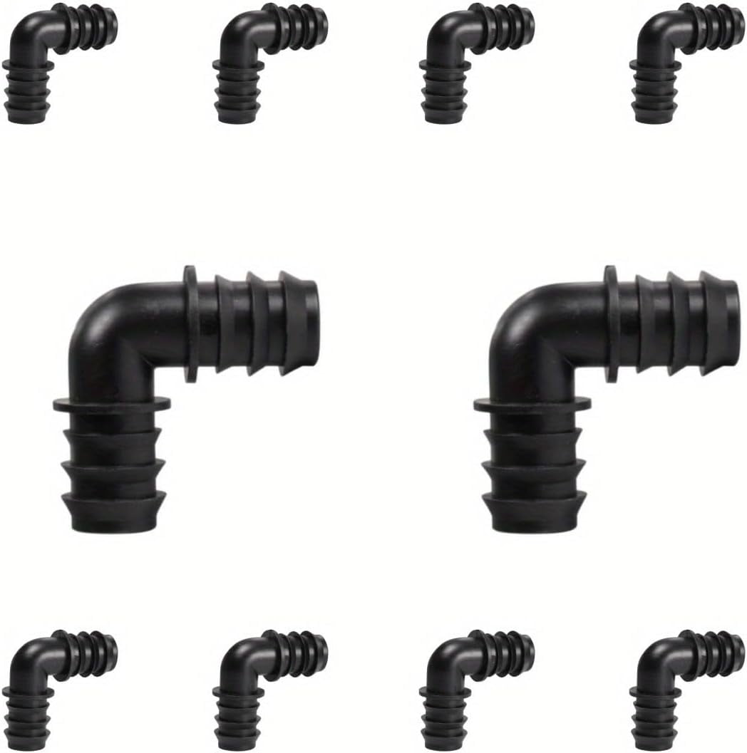 10PCS Drip Irrigation Fittings Barbed Elbow Coupling Fittings Kits for ...