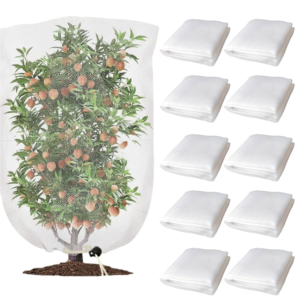 10PCS Durability Gardening Meshes Cover Agricultural Meshes Cover for ...